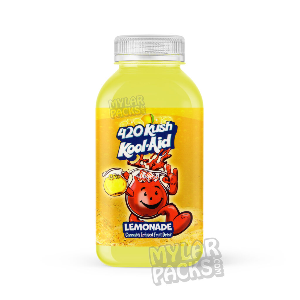 420 Kush Kool Aid Lemonade 500mg Infused Drink Label