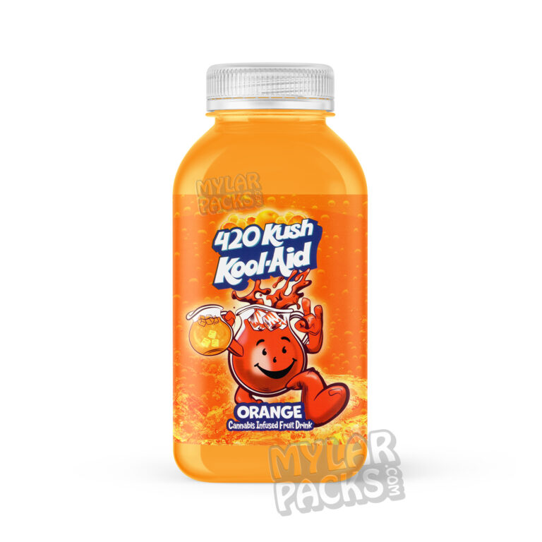 420 Kush Kool Aid Orange 500mg Infused Drink Sticker