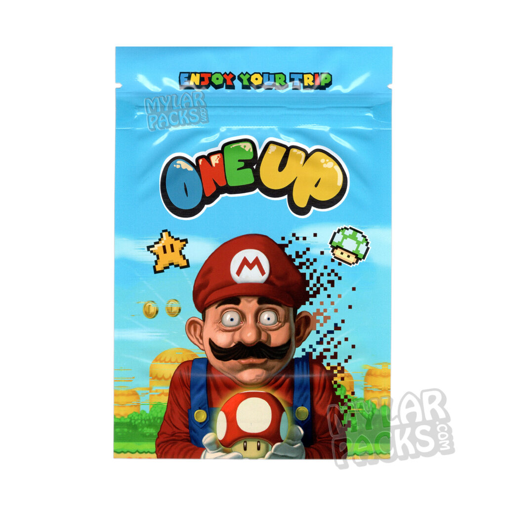 Mario Mushroom Empty Bag- Mylar Packaging