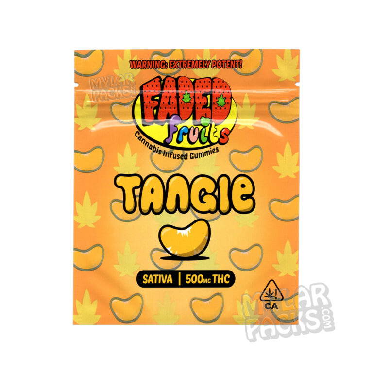 Faded Fruits Tangie 500mg Empty Mylar Bags