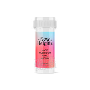 New Heights Empty Shroom Pill Capsule Bottle Packaging