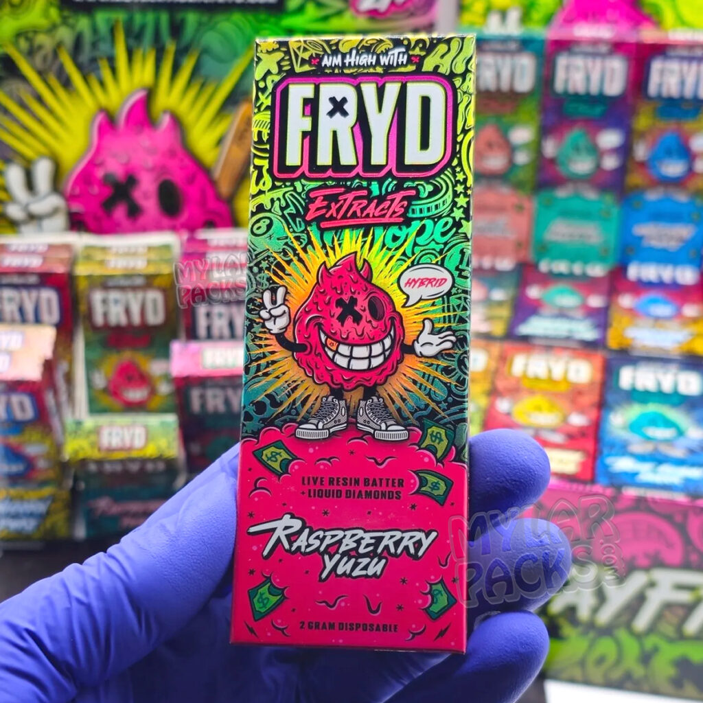 Fryd Extracts Empty 2g Batter Disposable Device Packaging
